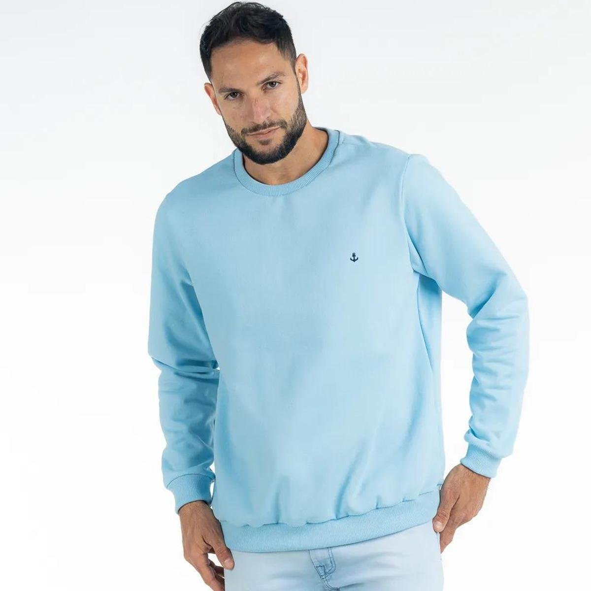 Blusão Moletom King Joe Slim Masculino - Azul | Netshoes