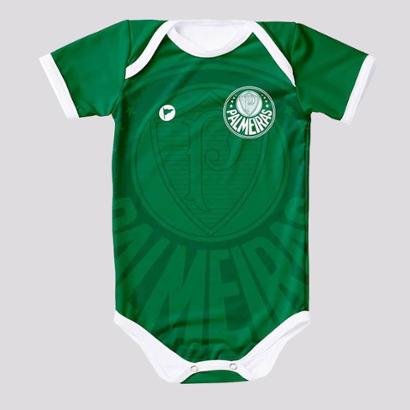 Body Palmeiras Sublimado UV Verde - Verde | Netshoes