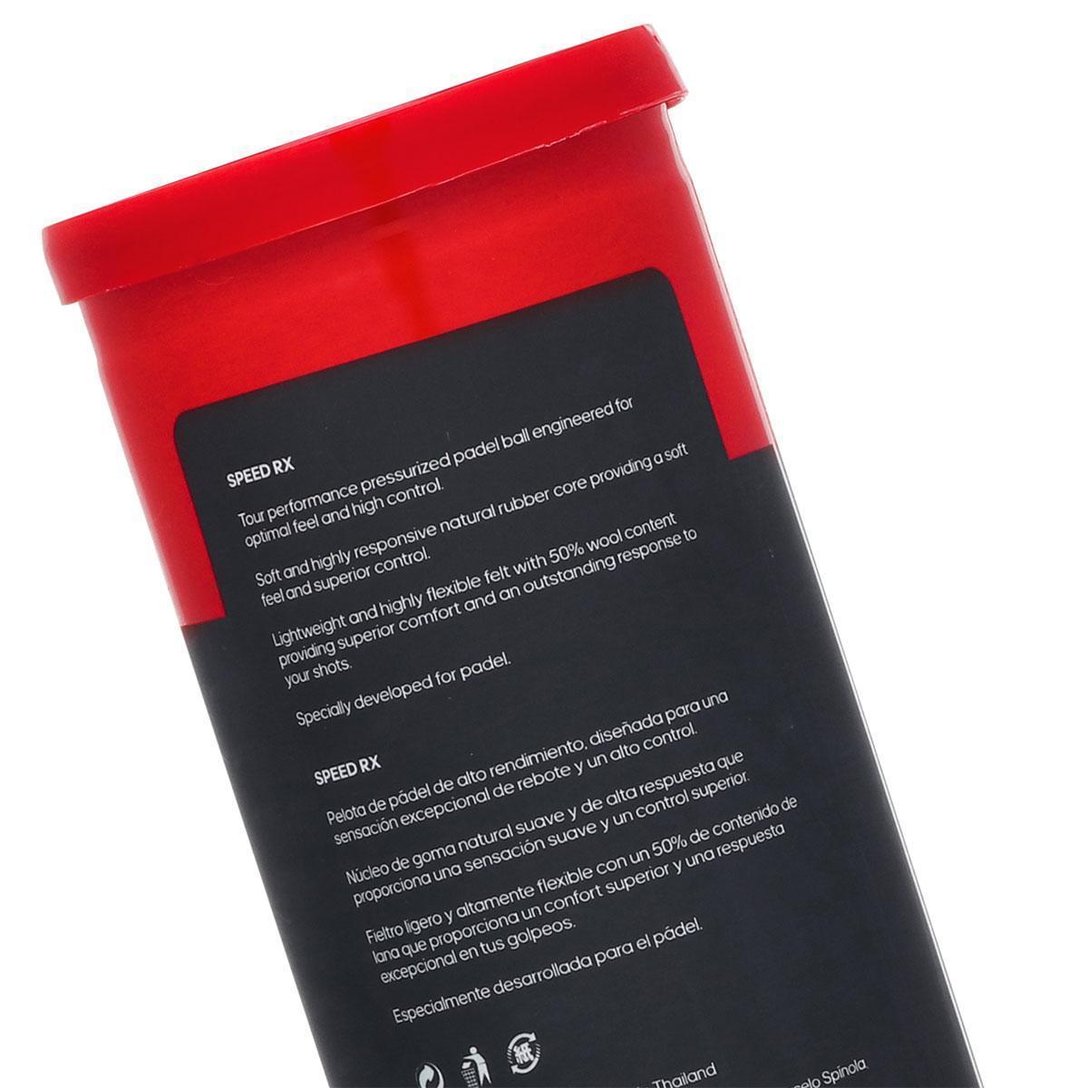 Bola de Padel Adidas Speed RX Pack com 3 Tubos - Amarelo | Netshoes