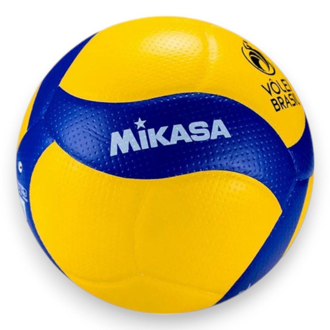 Bola de Vôlei Mikasa V200W Profissional Padrão FIVB Original - Amarelo ...