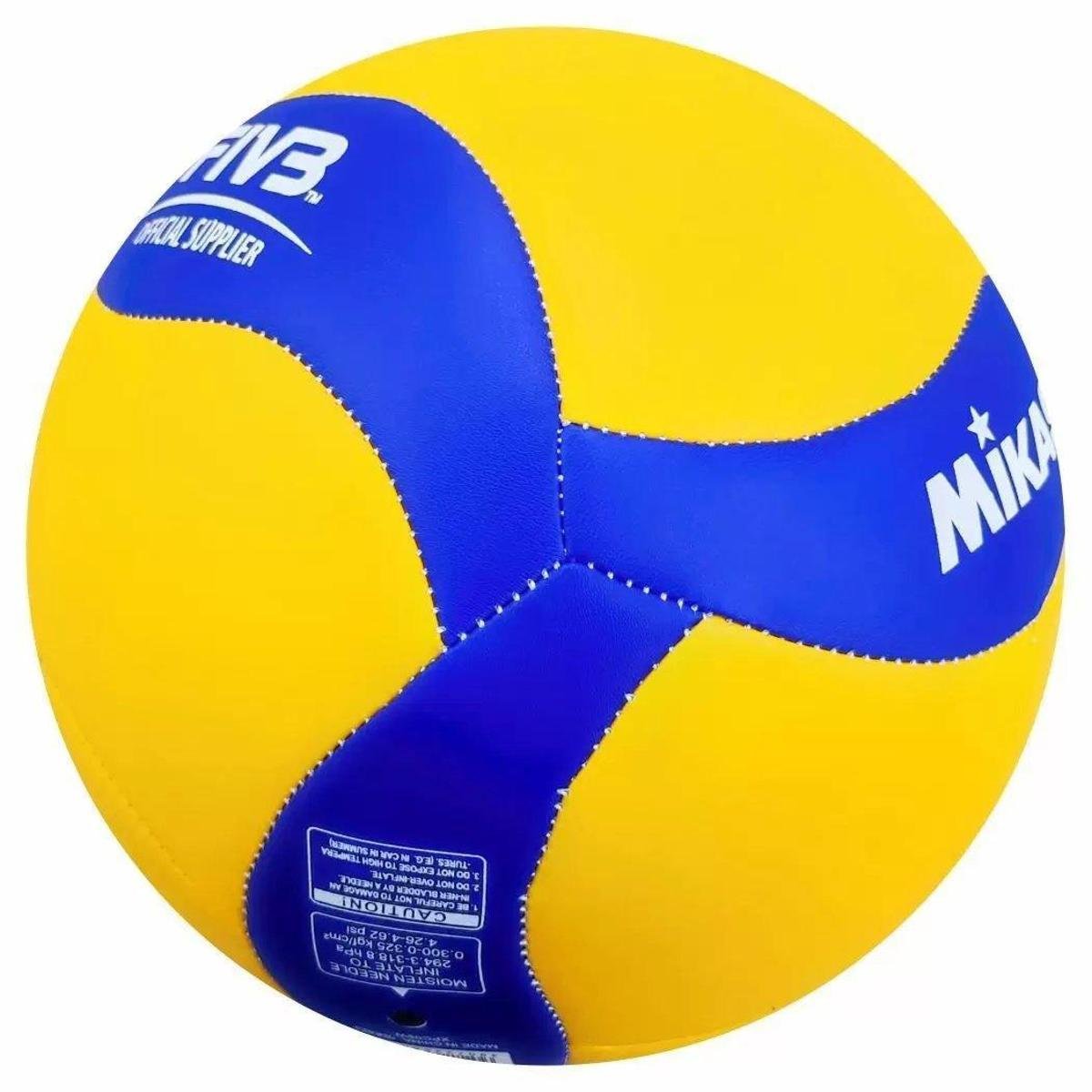 Bola de Vôlei Mikasa V370w Oficial Padrão FIVB - Amarelo | Netshoes