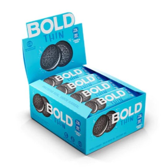 Bold Bar Thin 40g - Bold Snacks - 12g De Proteína - caixa 12 Barrinhas ...