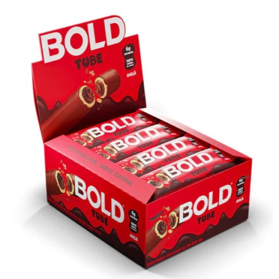 Bold Bar Tube 30g - Bold Snacks - 6g De Proteína - caixa 12 Barrinhas ...