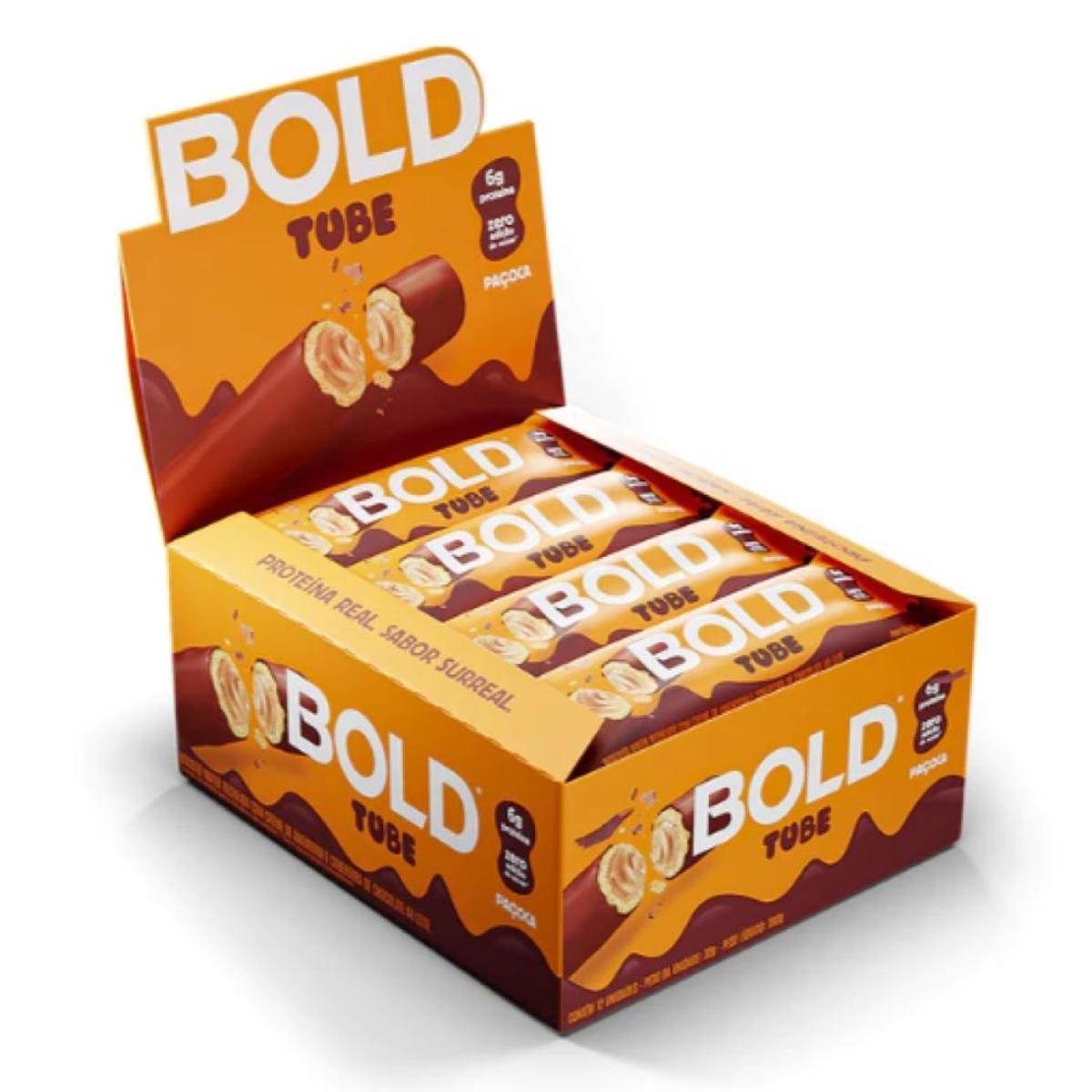 Bold Bar Tube 30g - Bold Snacks - 6g De Proteína - caixa 12 Barrinhas ...