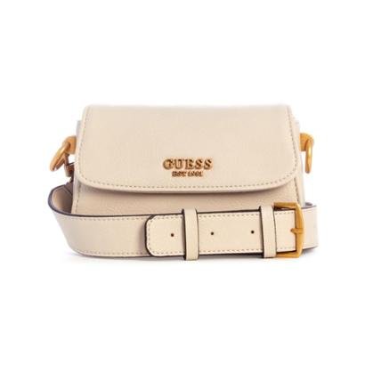 Bolsa Arja Mini Crossbody Flap Guess - Cinza | Netshoes