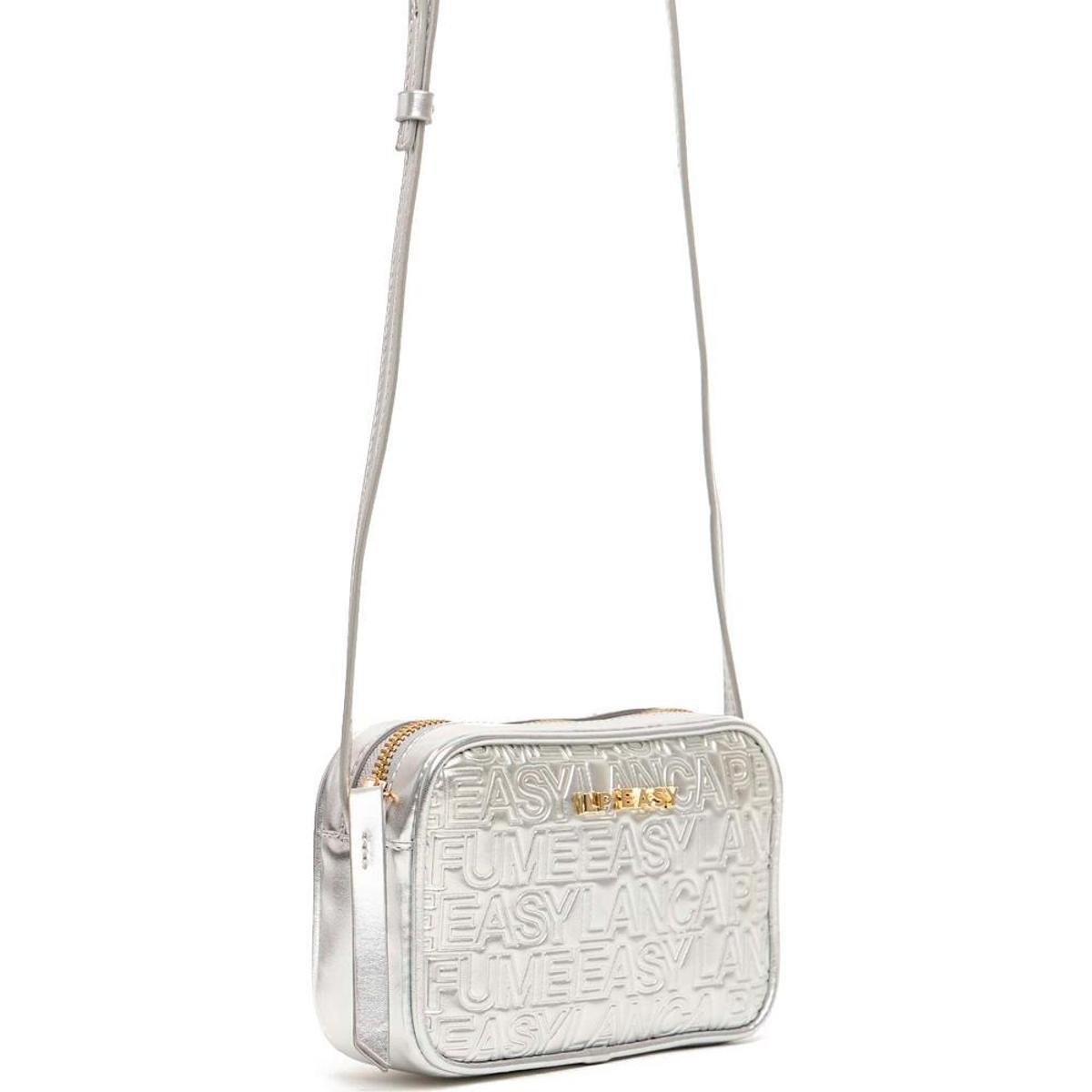 Bolsa Crossbody Easy Lança Perfume Hz Feminino - Prata | Netshoes
