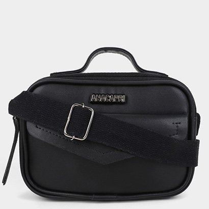 Bolsa Mini Bag Anacapri Alça Ajustável Feminina - Preto | Netshoes