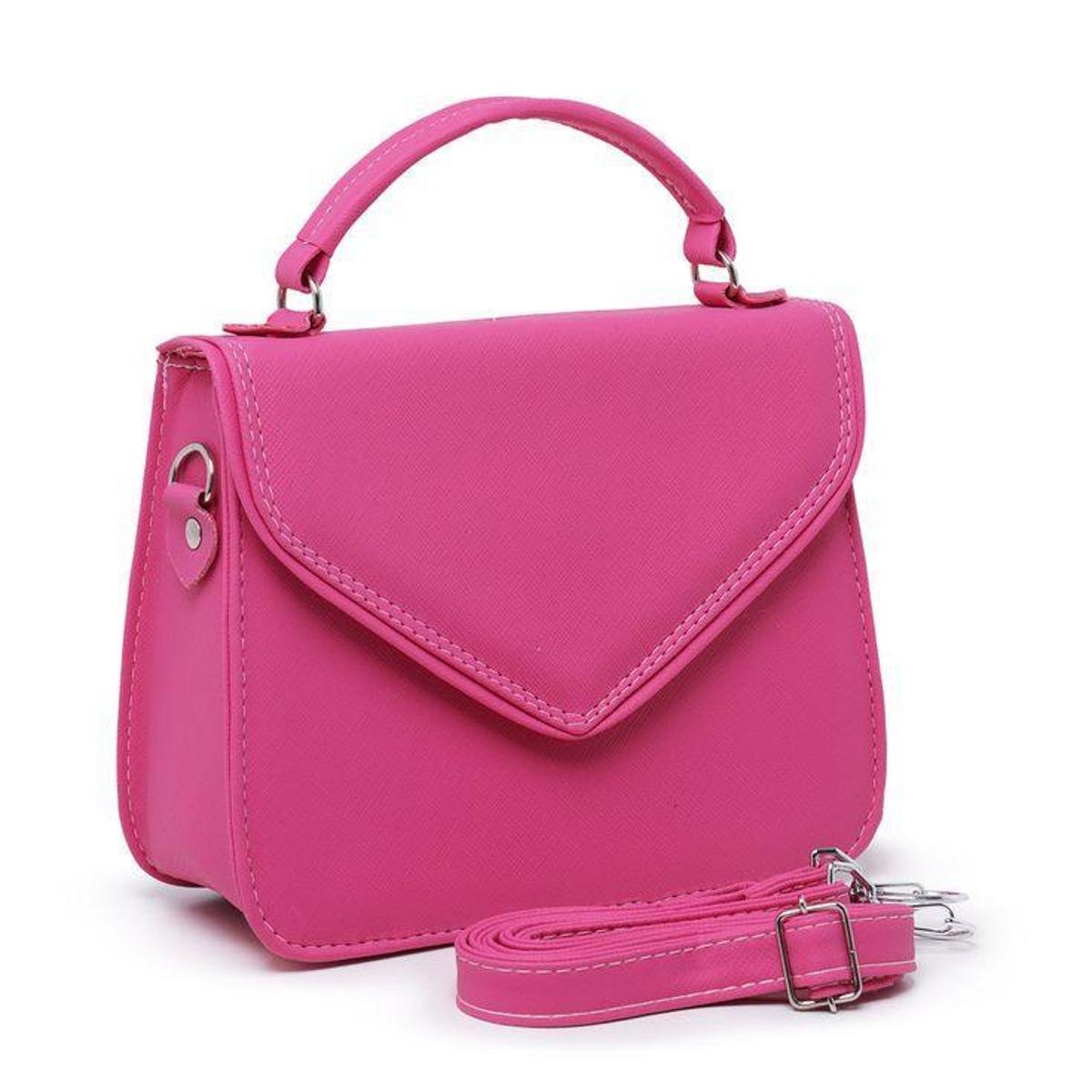 Bolsa Mini Bag Feminina Transversal - Pink | Netshoes