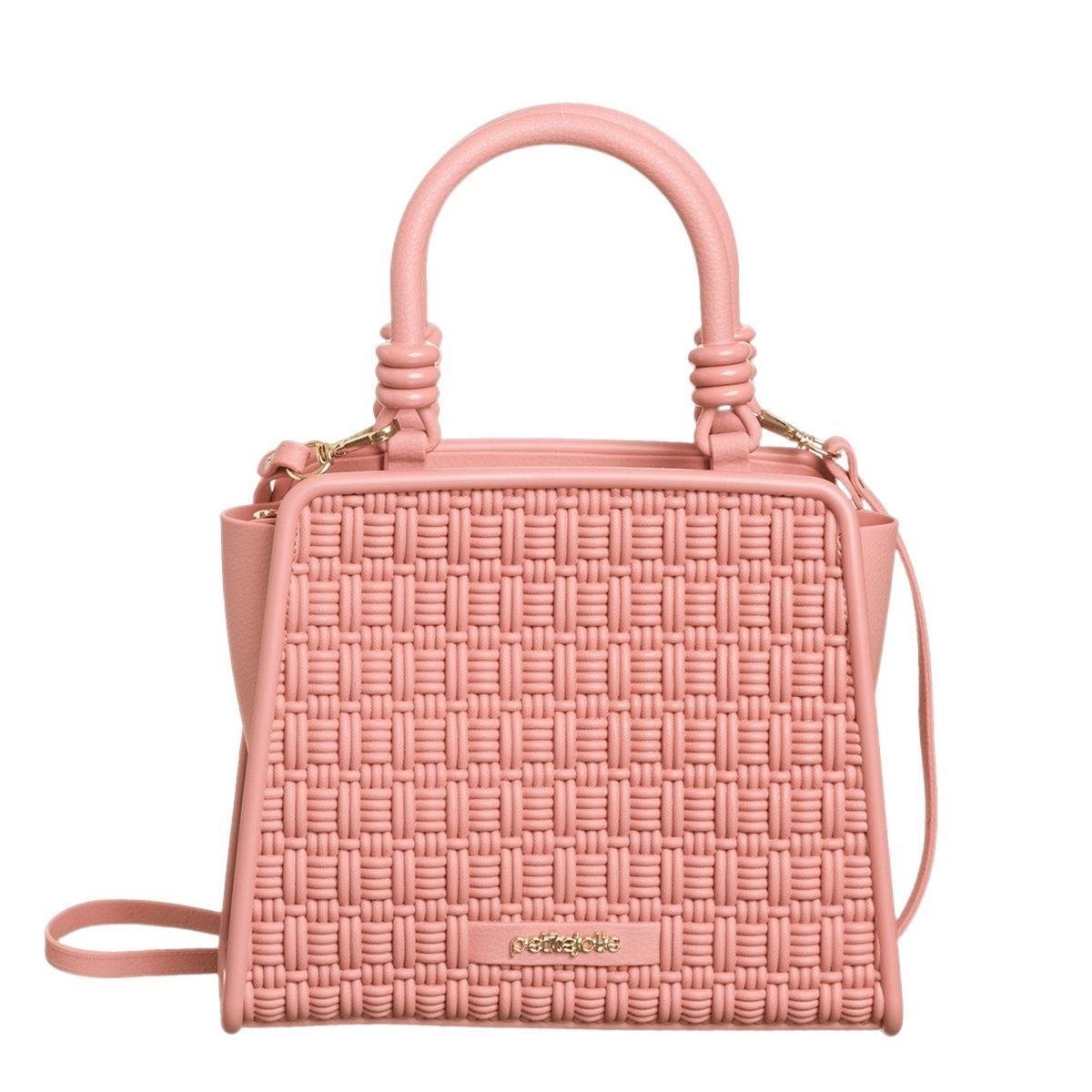 Bolsa Petite Jolie Emmy Rosa/Nude Único - Rosa | Netshoes