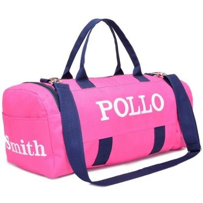 Bolsa Pollo Smith Academia Viagem Grande Zíper Alça Transversal ...