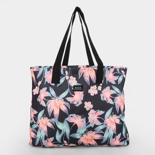 Bolsa Roxy Wildflower Feminina - Chumbo | Netshoes