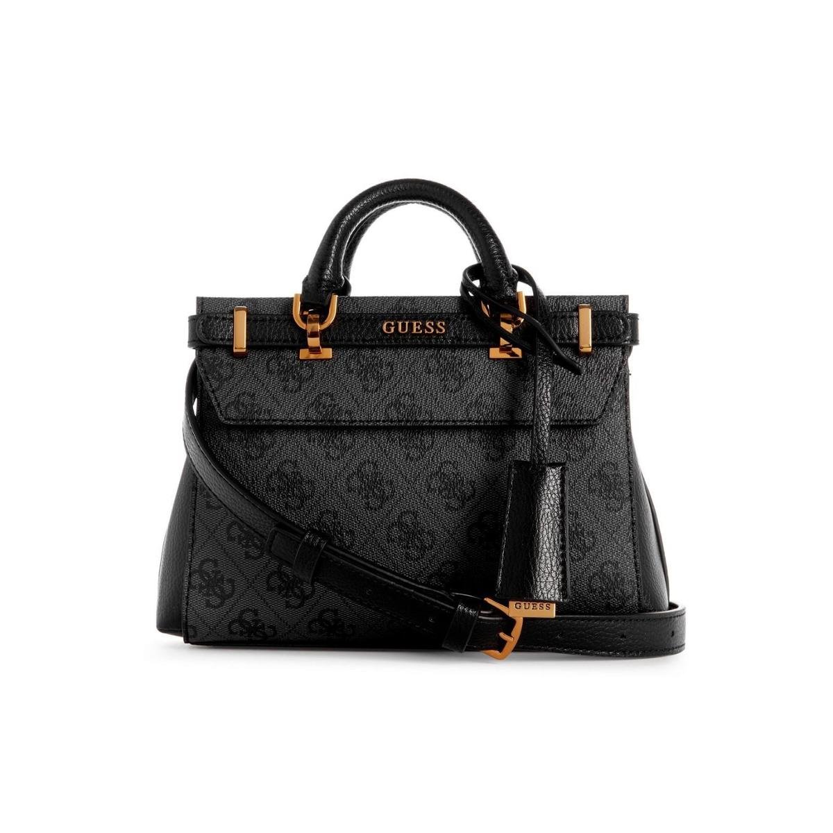 Bolsa Sestri Logo Mini Satchel Guess - Preto | Netshoes