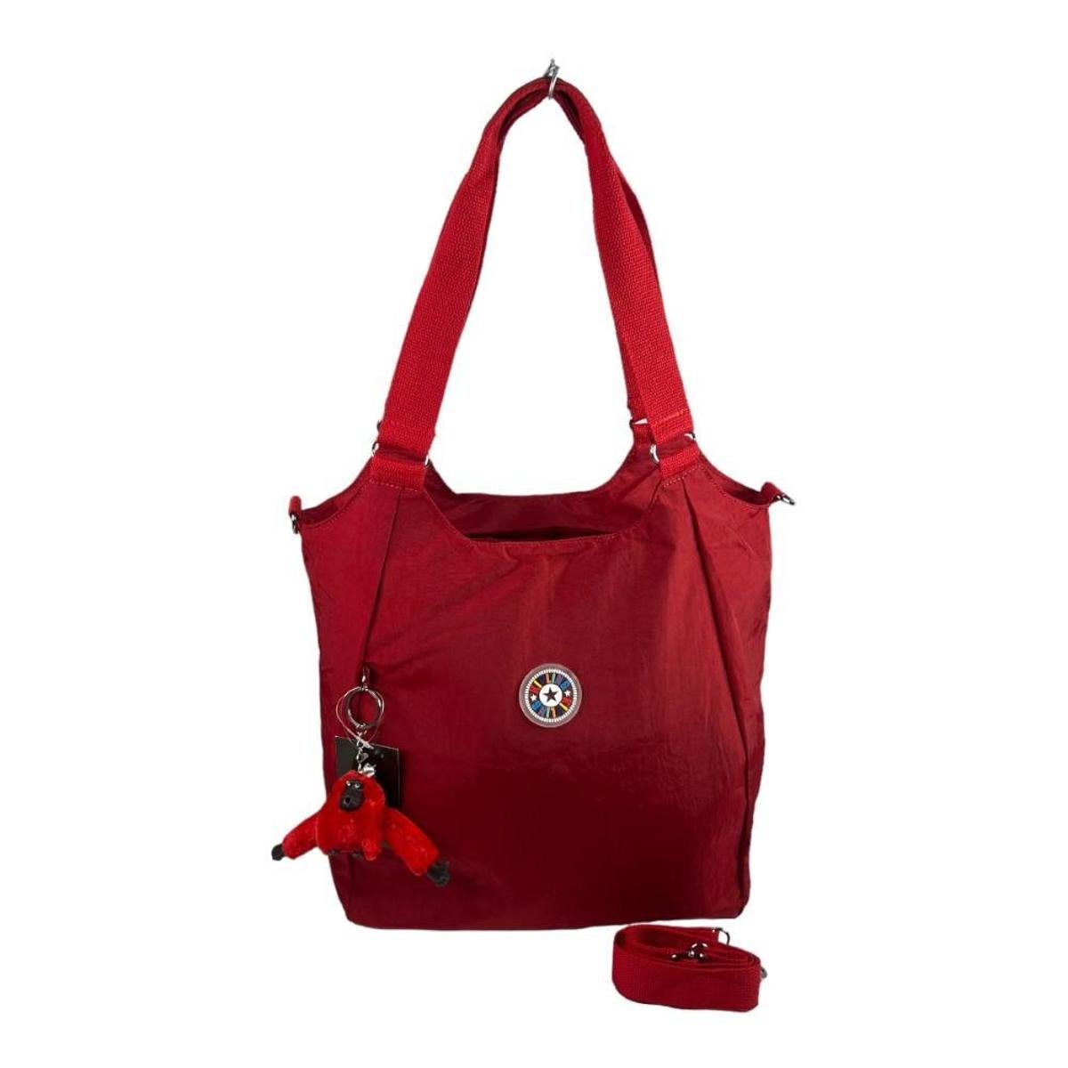 Bolsa Transversal Kipling® Média Vermelha Resistente Tactel - Vermelho | Netshoes