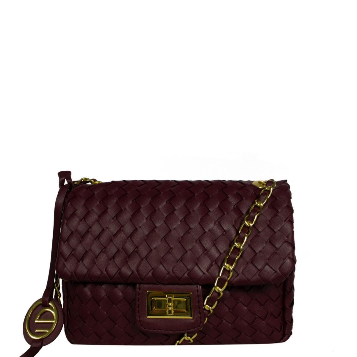 Bolsa Transversal Tressê LPB0012 Le Postiche BEGE UN - Vinho | Netshoes