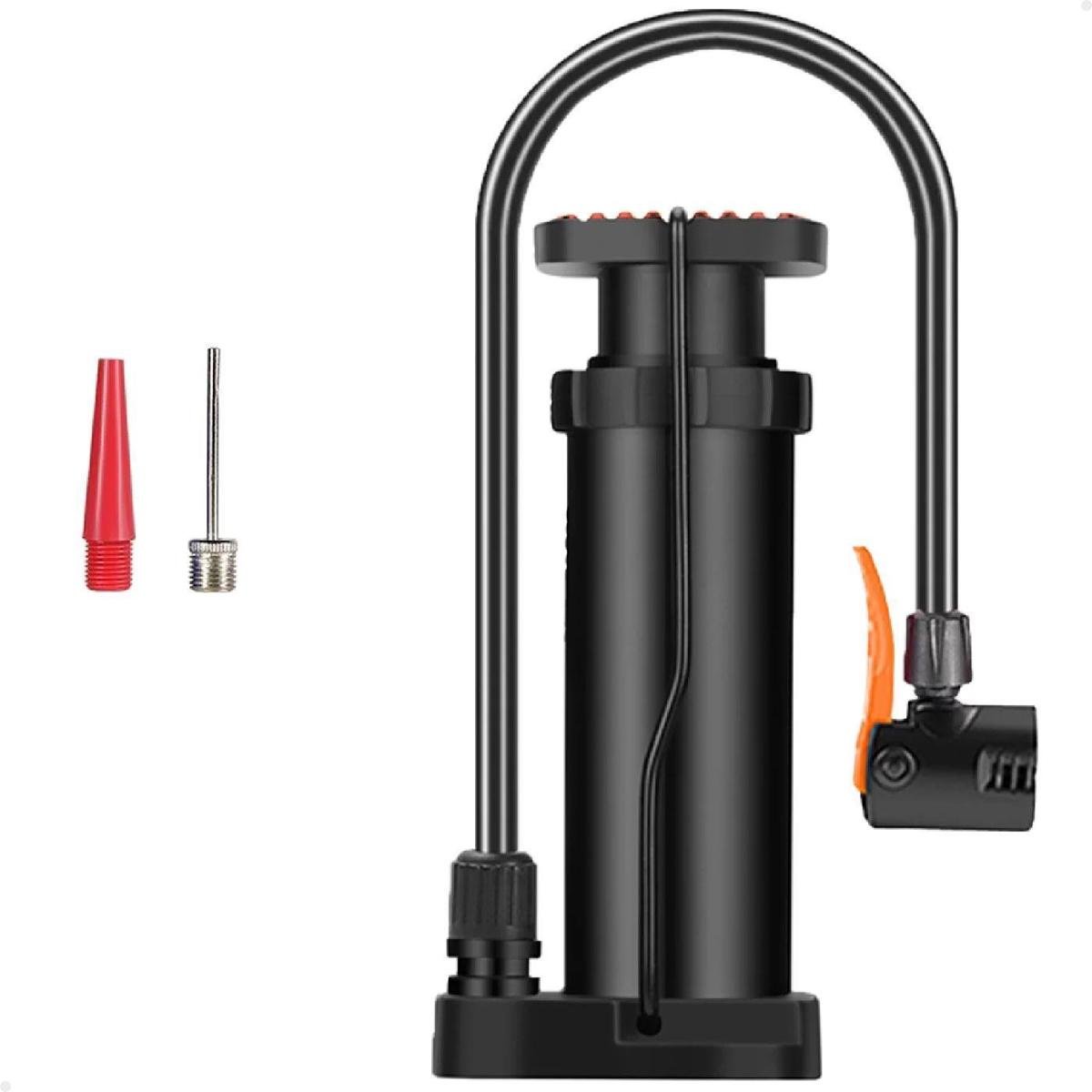 Bomba de Ar 2 Bicos Lorben com Pedal para Encher Pneu GT6357 - Preto ...