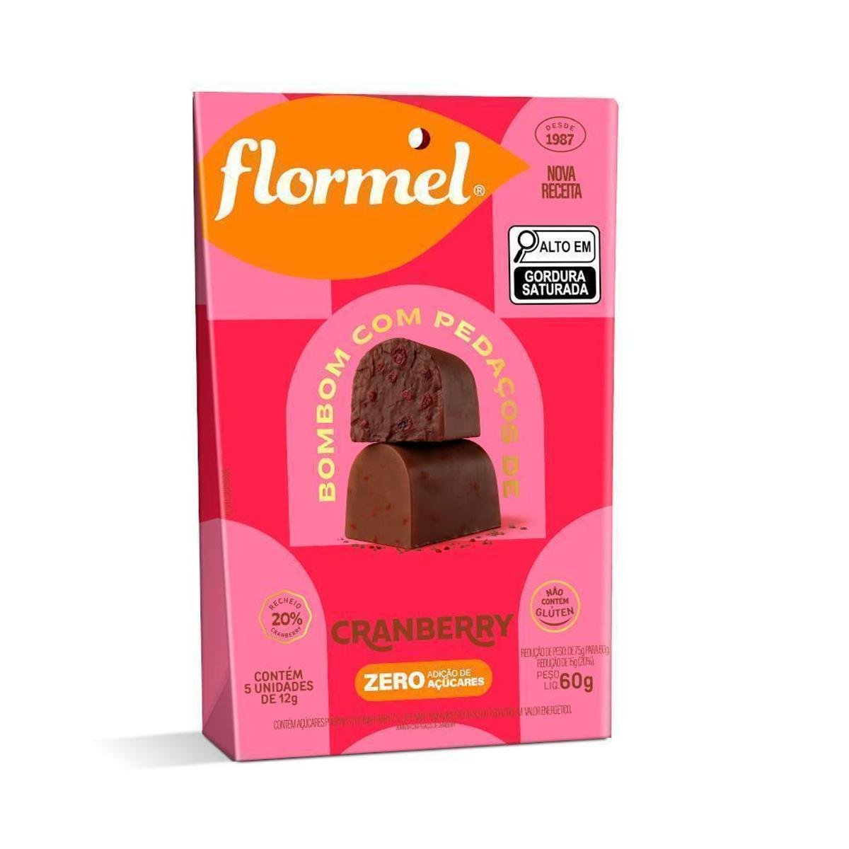 Bombom Flormel de Chocolate Ao Leite - Pouch Com 60G. | Netshoes