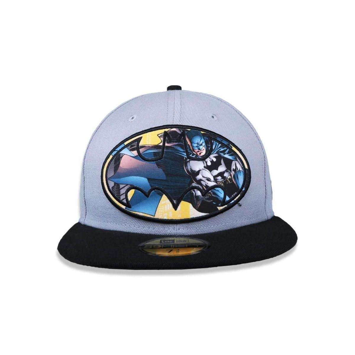 BONÉ 59FIFTY BATMAN ABA RETA CINZA NEW ERA FECHADO - Cinza | Netshoes