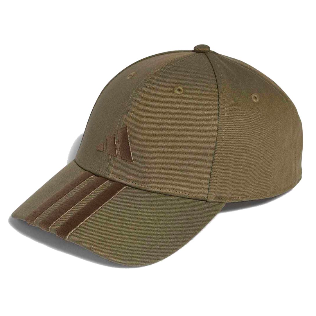 Boné Aba Curva Adidas 3 Listras Strapback - Marrom | Netshoes