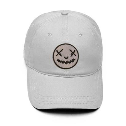 Boné Aba Curva Regulável Strapback Emoji Calado - Branco | Netshoes