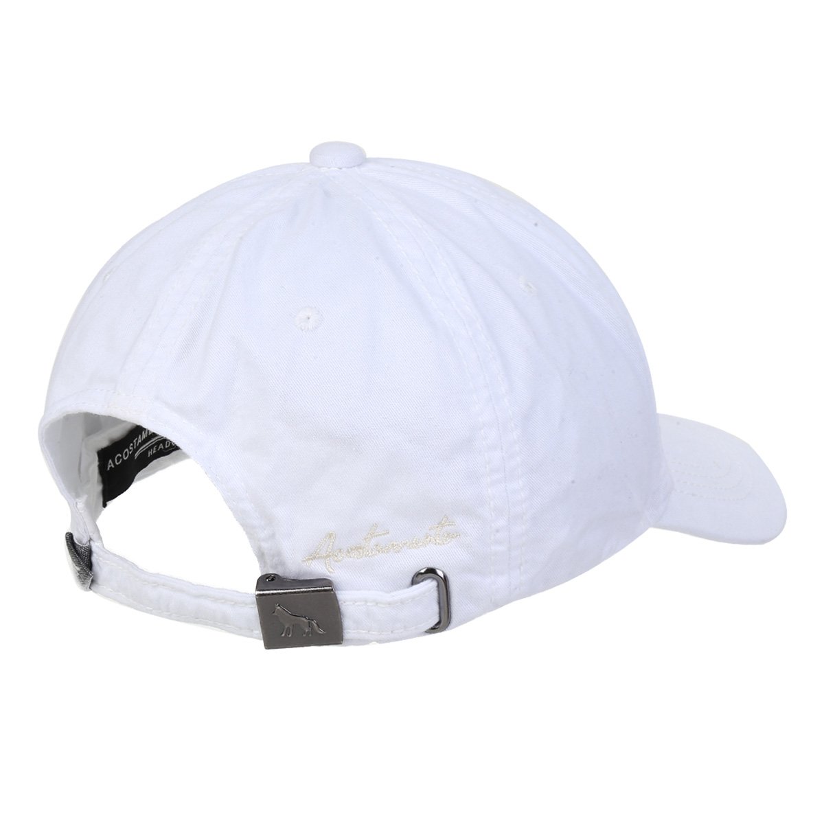 Boné Acostamento Aba Curva Bordado Mini - Branco | Netshoes