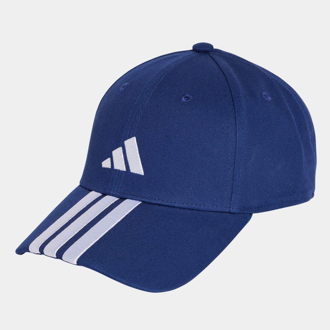 Boné Adidas Aba Curva Strapback 3 Listras - Azul | Netshoes