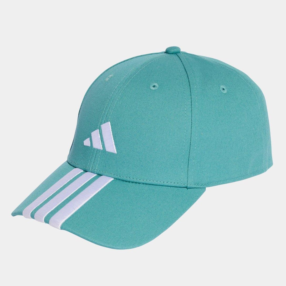 Boné Adidas Aba Curva Strapback 3 Listras - Azul Turquesa | Netshoes