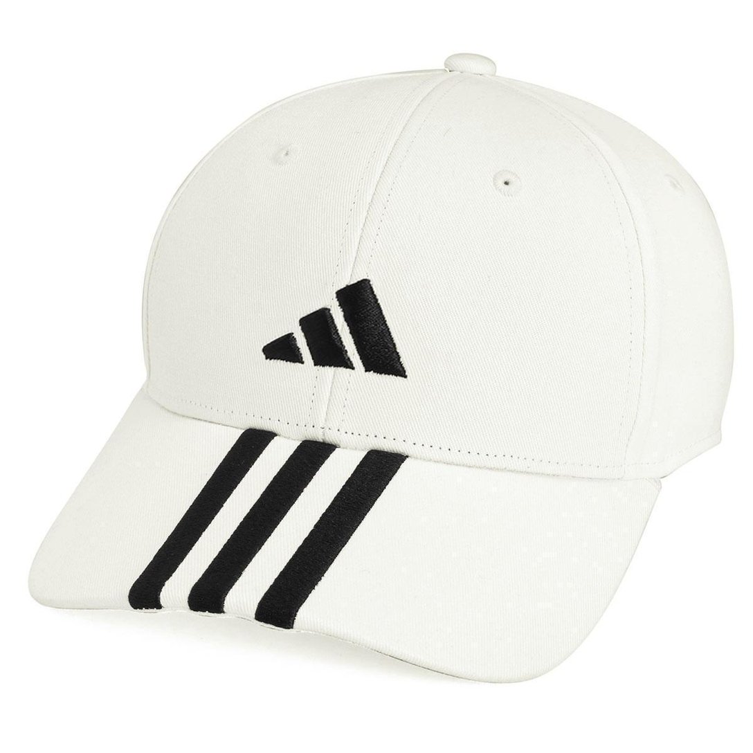 Boné Adidas Baseball Três Listras New Logo Branco e Preto - Branco ...