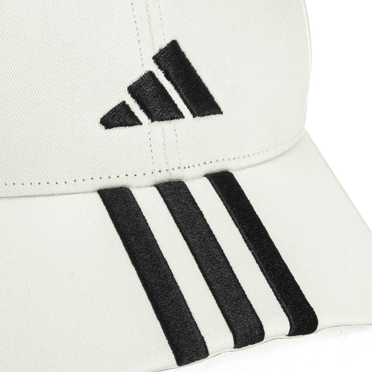 Boné Adidas Baseball Três Listras New Logo Branco e Preto - Branco ...