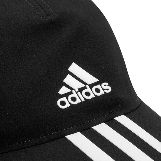 Boné Adidas BB C 3S 4A A R Preto e Branco - Branco | Netshoes