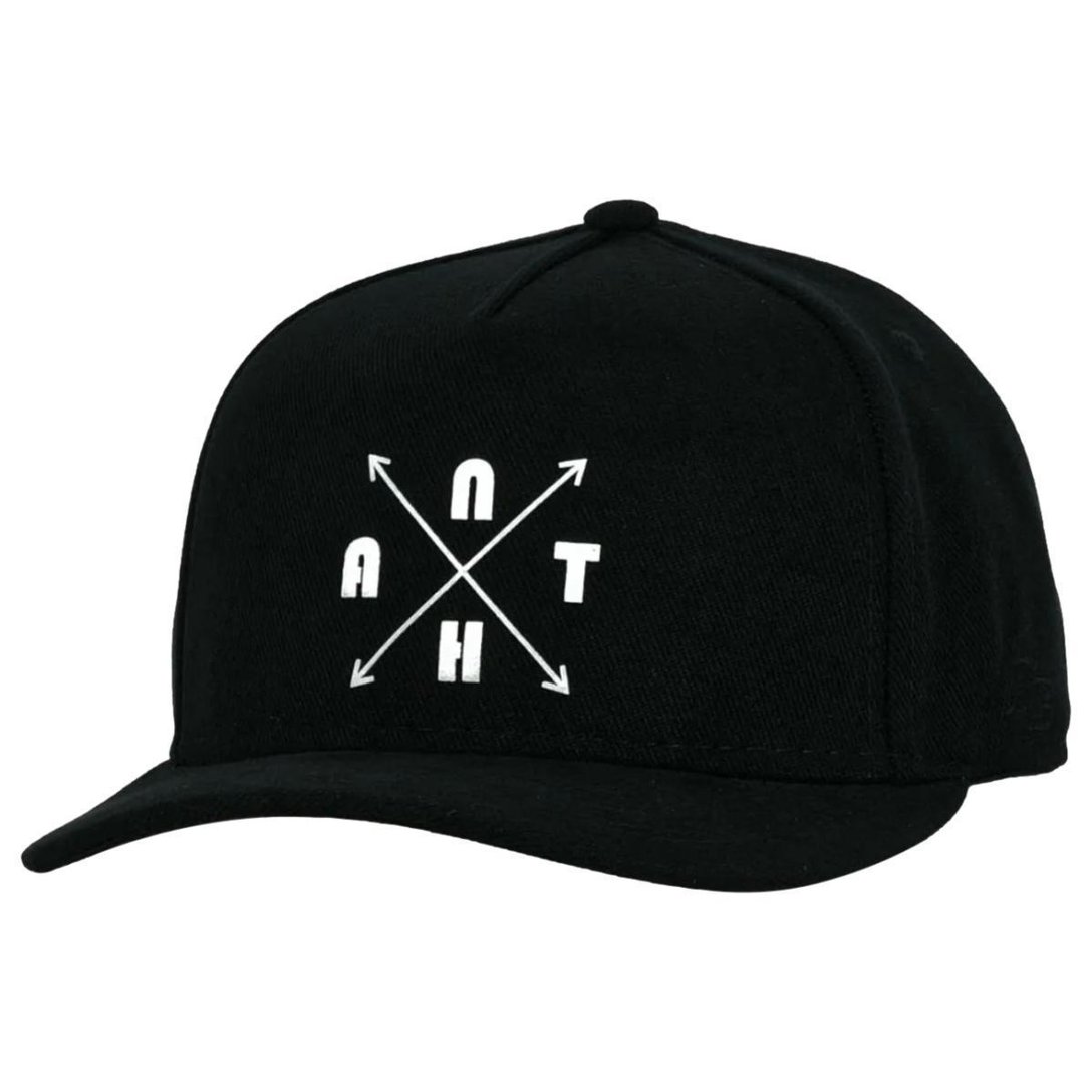 Boné Anth Co Aba Curva Snapback Amizade Seta Preto Aberto - Preto ...