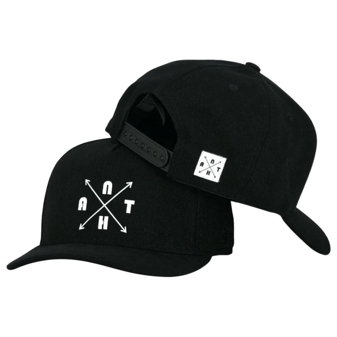 Boné Anth Co Aba Curva Snapback Amizade Seta Preto Aberto - Preto ...