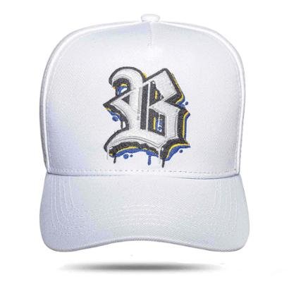 Boné BLCK Brasil Aba Curva Snapback Logo Derretido Splash 3D - Branco ...