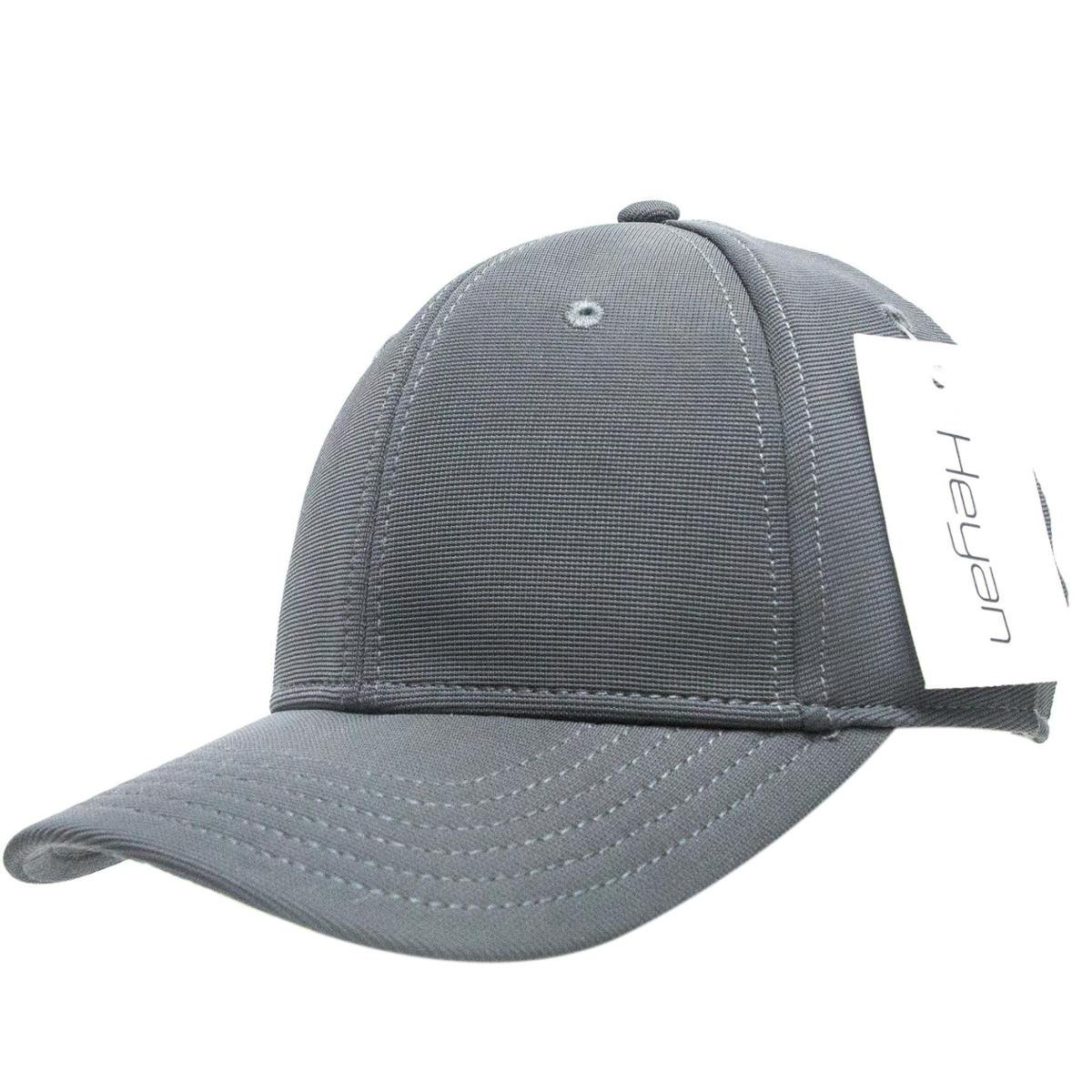 Boné Bombeta Aba Curva Heyan Grafite Unissex 6 Gomos Aberto Liso ...