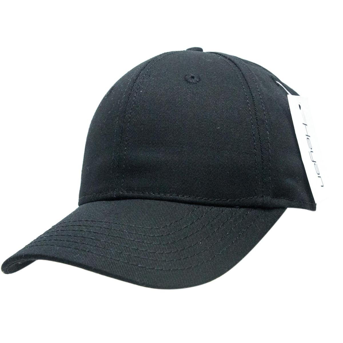 Boné Bombeta Aba Curva Heyan Preto Algodão Feminino Masculino Unissex 6 Gomos - Preto | Netshoes