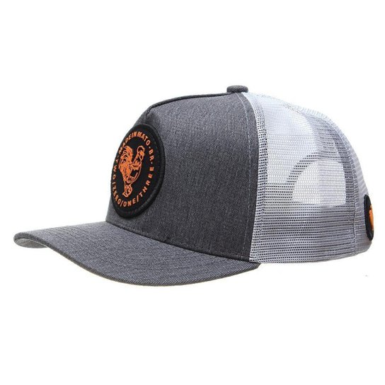 Boné Cinza com Telinha Made In Mato 32946 - Cinza | Netshoes