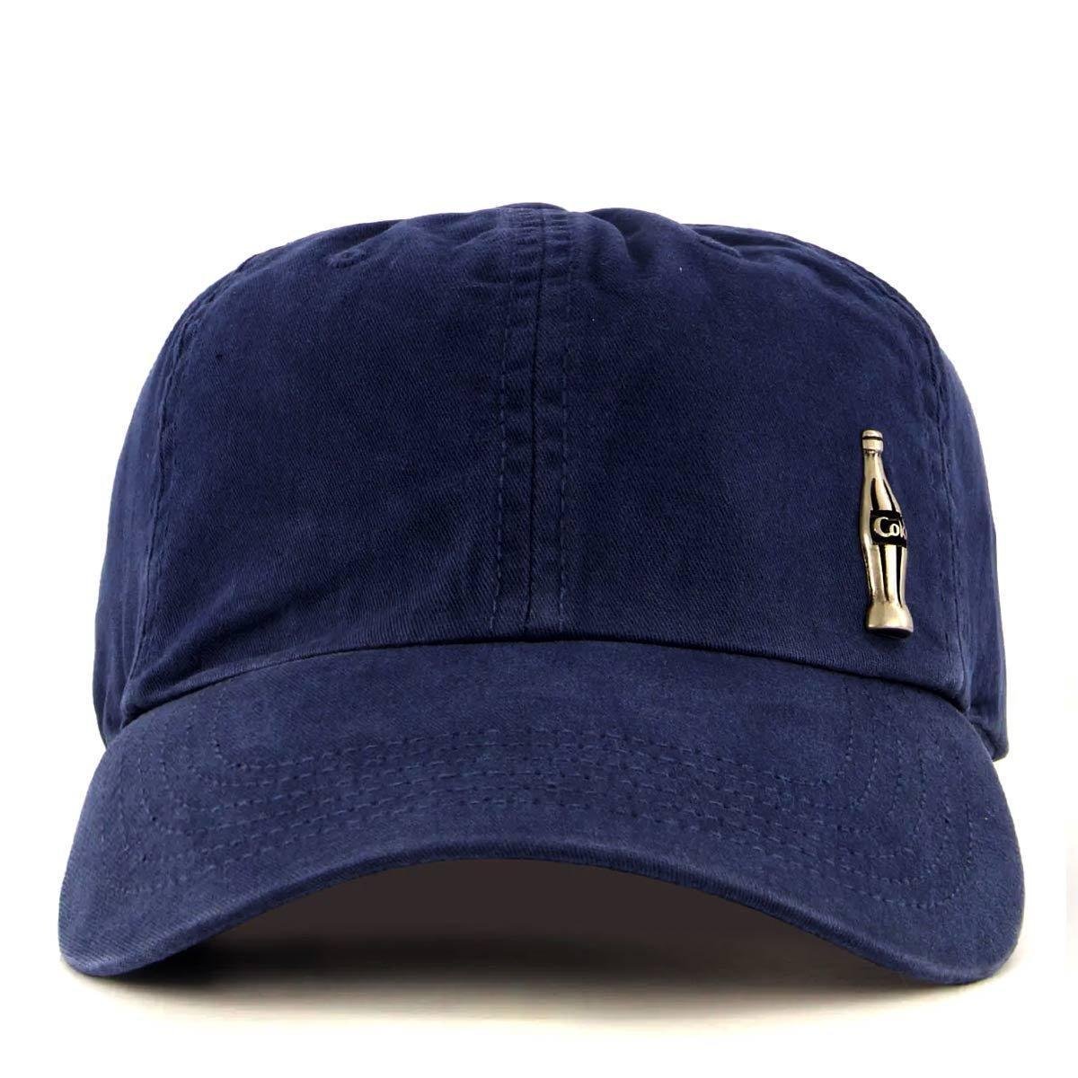 Boné Coca Cola Adulto Básico Logo Metal Coke Garrafinha Azul - Azul ...