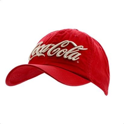 Boné Coca Cola Básico Bordado Frontal Julia PT - Unissex - Vermelho ...
