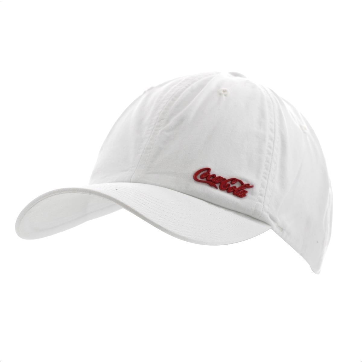 Boné Coca Cola Básico Metal Julia PT - Unissex - Branco | Netshoes