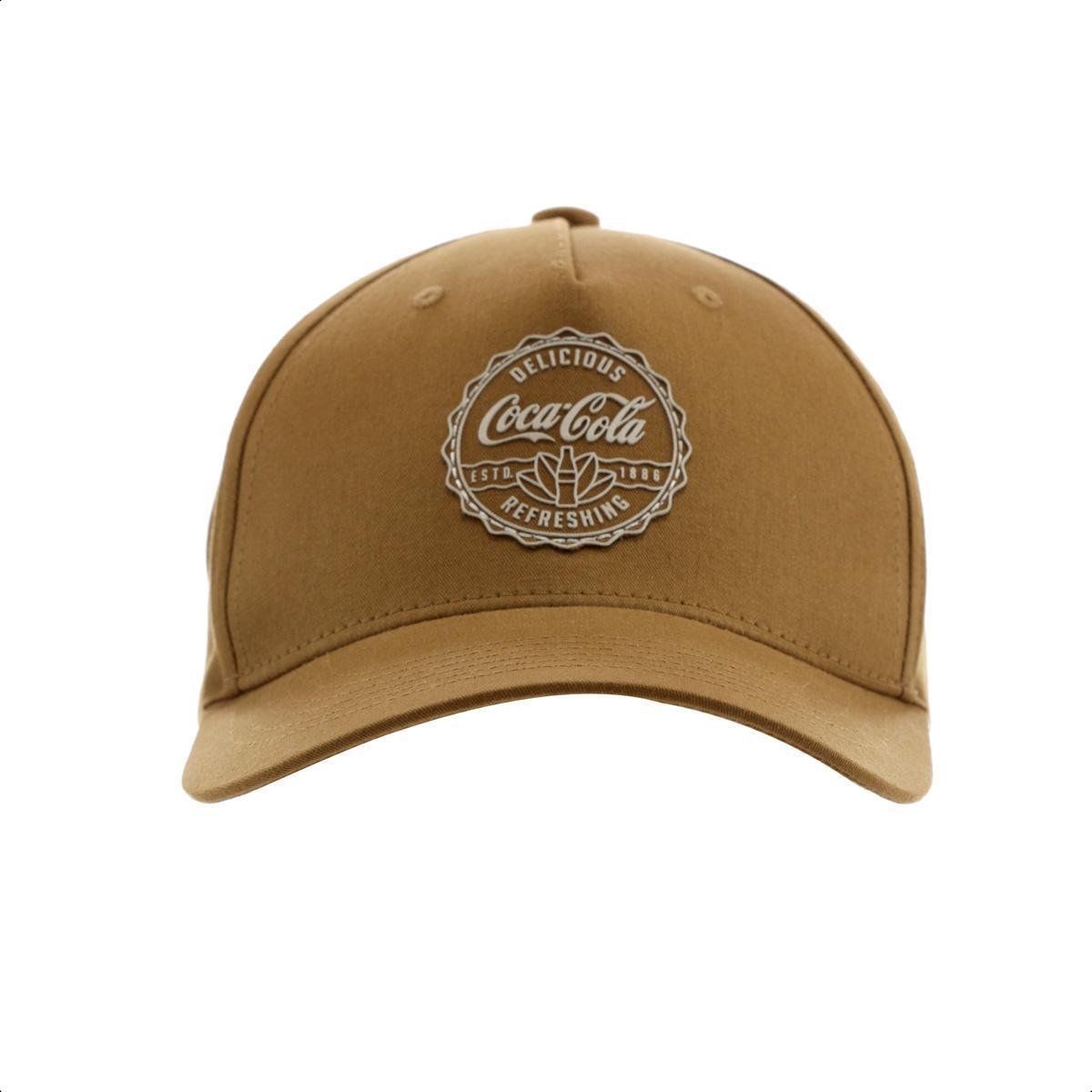 Boné Coca Cola Patch Silkado Dora - Unissex - Marrom | Netshoes