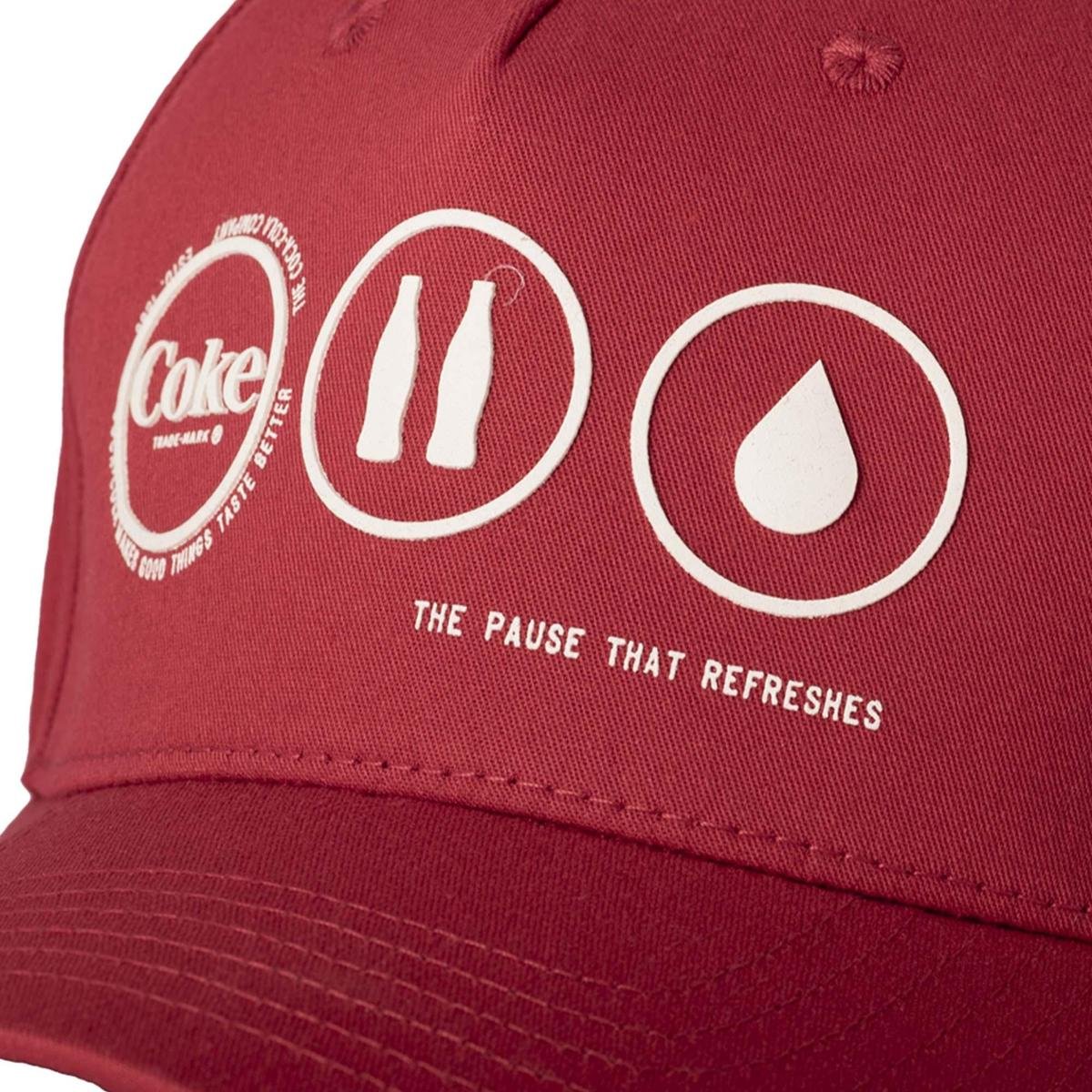 Bone Coca Cola Silk Coke Vermelho - Vermelho | Netshoes