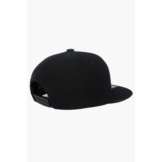 Boné Compton Aba Reta Snapback Born And Raised Preto - Preto | Netshoes