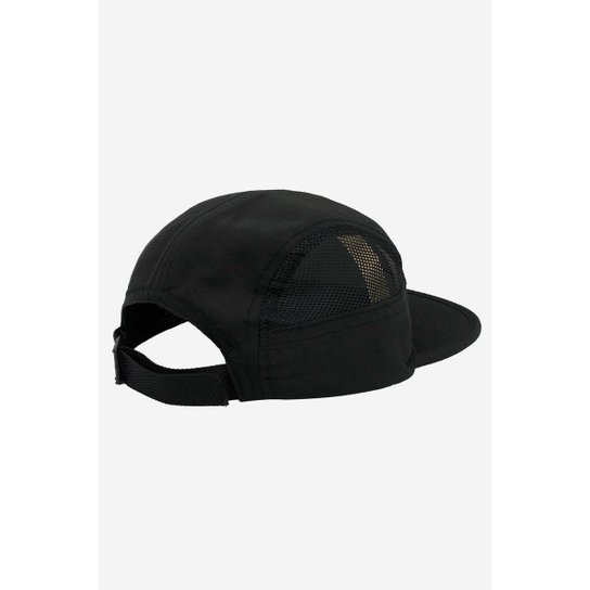 Boné Compton Five Panel Strapback Classic Preto - Preto | Netshoes