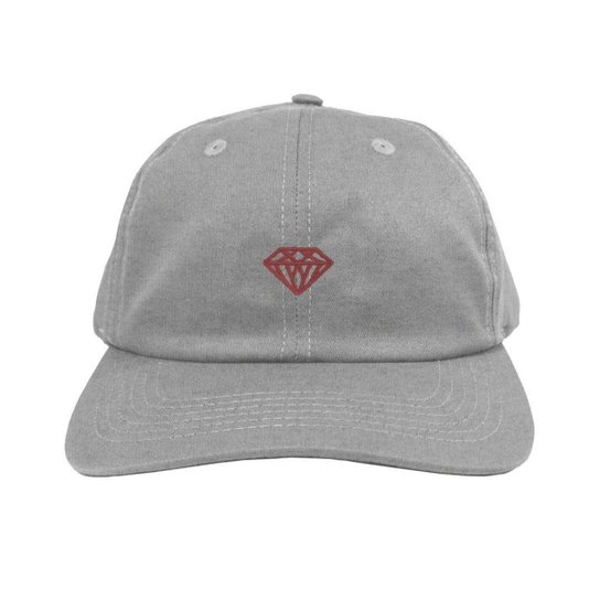 Boné Diamond V24DIB02 Mini Brilliant Dad Hat - Cinza | Netshoes