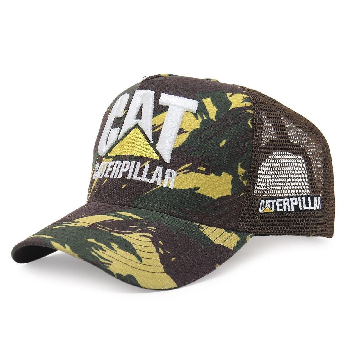 Boné Excavator Trucker Original Aba Curva Bordado Alto Relevo ...