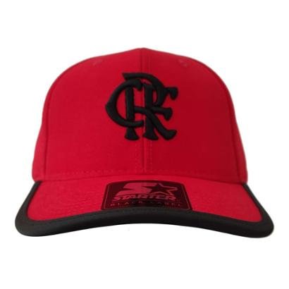 Boné Flamengo Aba Curva CRF Bordado Starter - Vermelho | Netshoes