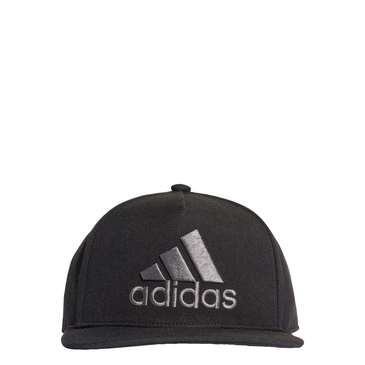 Boné H90 Logo Cinza Adidas - Azul | Netshoes