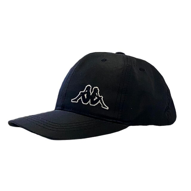 Boné Kappa Itália Aba Curva Masculino - Preto | Netshoes