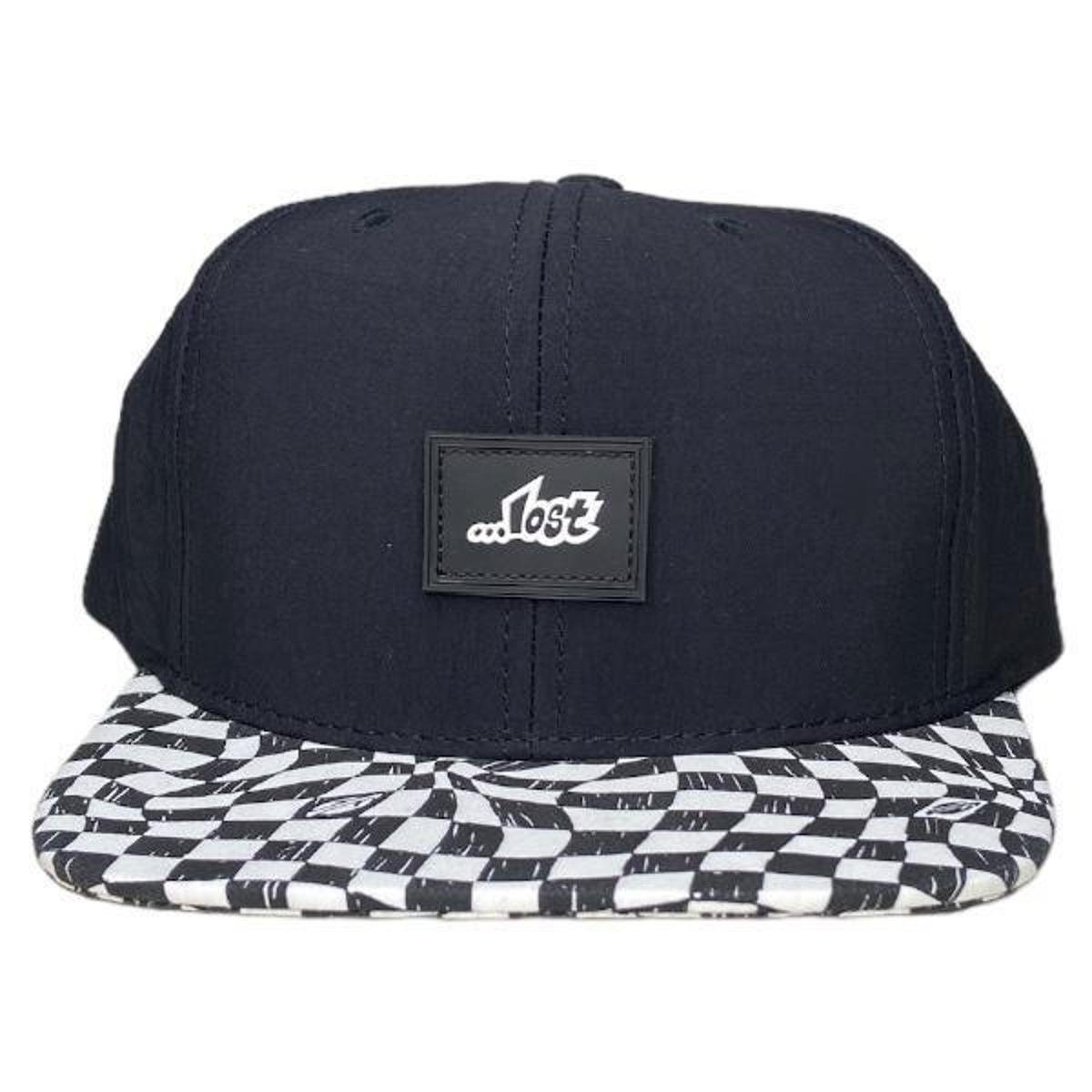 Boné Lost 2242.6505 Snap Back Aba Reta Wave Grip - Preto | Netshoes