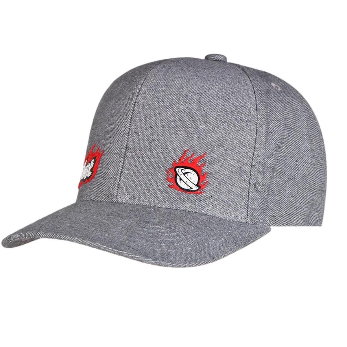 Boné Lost Aba Curva Fire Lost - Cinza | Netshoes