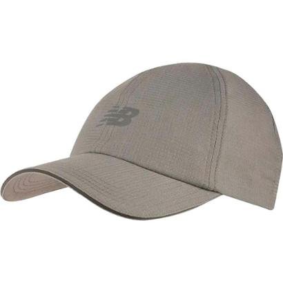 Boné New Balance Performance 6 Panel Cinza - Cinza | Netshoes